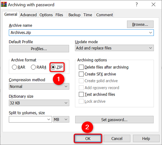 How to Password Protect a ZIP File on Windows