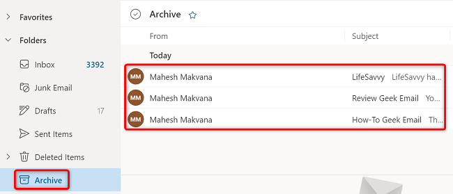 How to Archive Outlook Emails