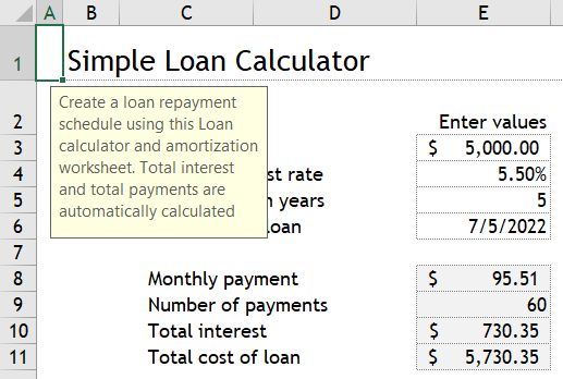 how to calculate payment schedule in excel