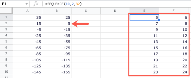 How to Use the SEQUENCE Function in Google Sheets