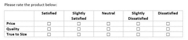 How to Create a Basic Survey in Microsoft Word