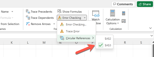 How to Find Circular References in Microsoft Excel