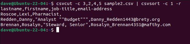 How to Parse CSV Data in Bash