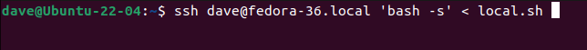 How to Run a Local Script on a Remote Linux Server