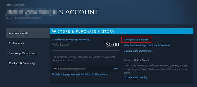 How to See the First Steam Game You Purchased