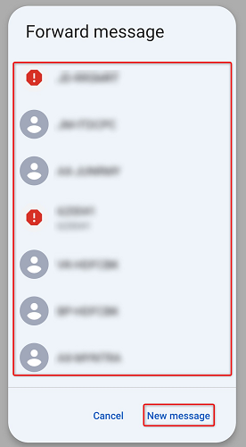How to Forward a Text Message on Android