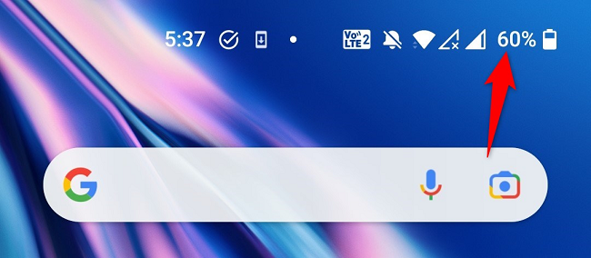 How to Show the Battery Percentage on Android