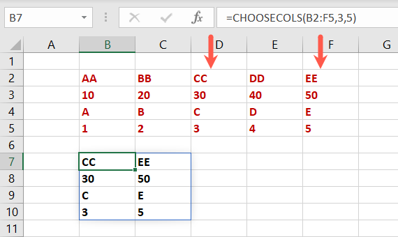 How to Combine, Reshape, and Resize Arrays in Excel
