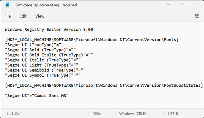 How to Change the Default System Font on Windows 11