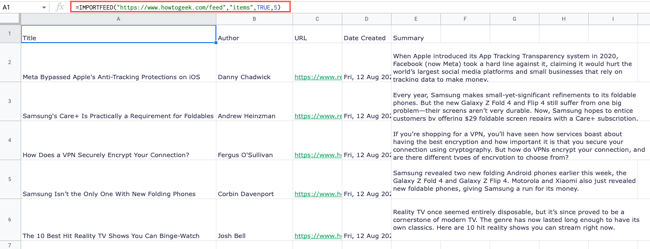 How to Import Data With Google Sheets Functions