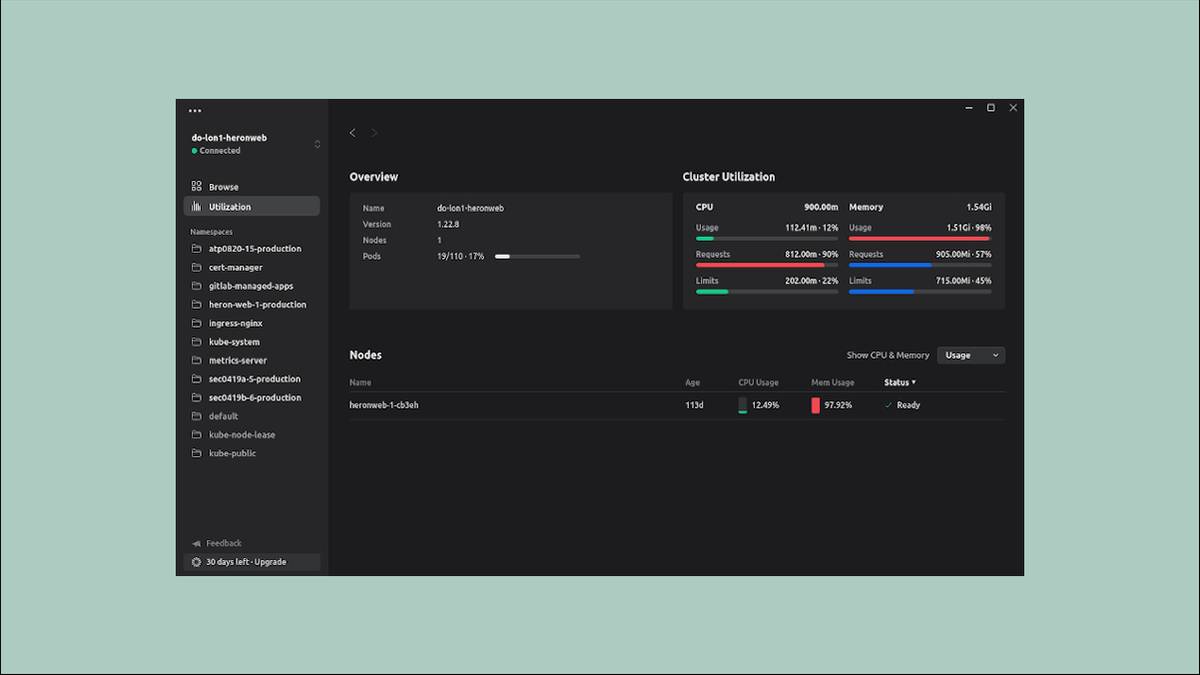 Managing Kubernetes From Your Desktop With Infra App