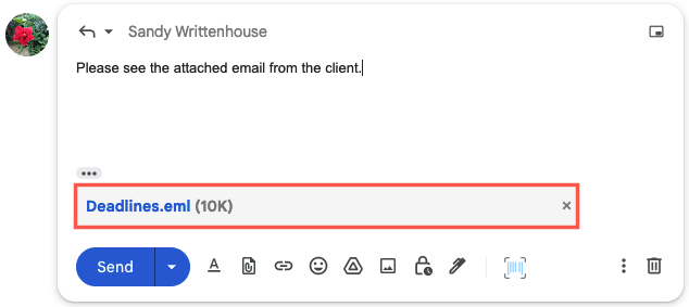 How to Attach an Email to a Reply in Gmail