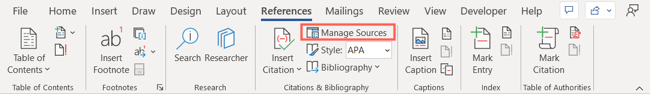 How to Edit and Reuse Citations in Microsoft Word