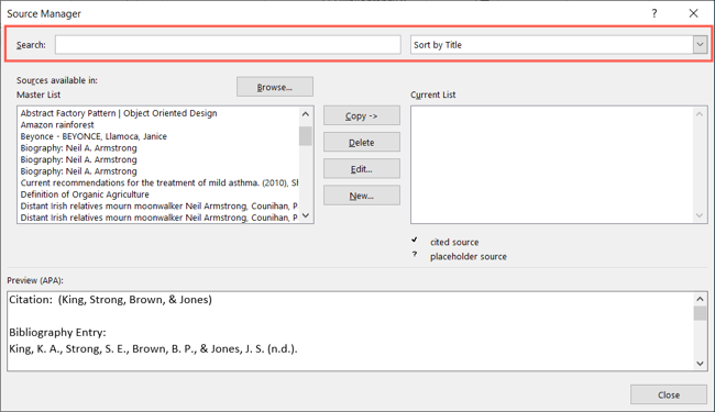How to Edit and Reuse Citations in Microsoft Word