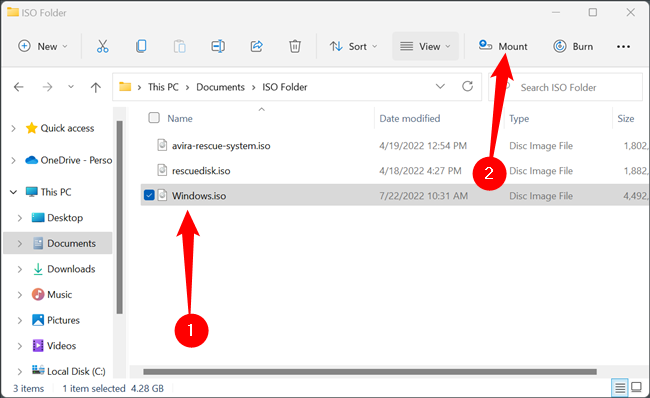 How to Mount an ISO Image on Windows 11