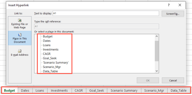How to Link to Another Sheet in Microsoft Excel