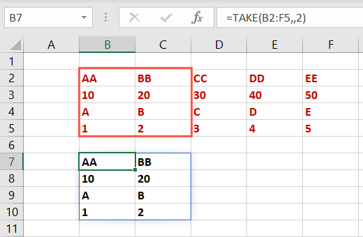 How to Combine, Reshape, and Resize Arrays in Excel