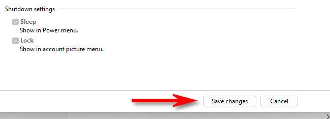 closed laptop settings