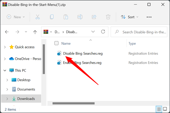 How to Disable Bing in the Windows 11 Start Menu