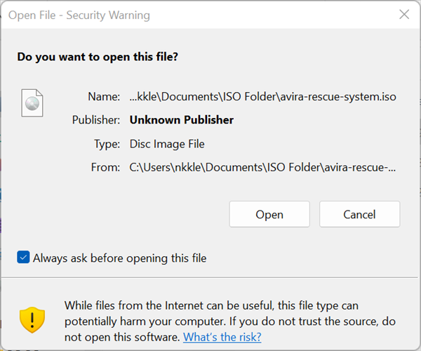 How to Mount an ISO Image on Windows 11