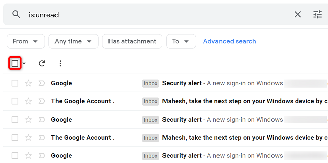 How to Delete All Unread Emails in Gmail