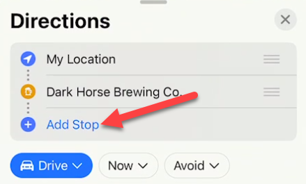 How to Add Multiple Stops in Apple Maps