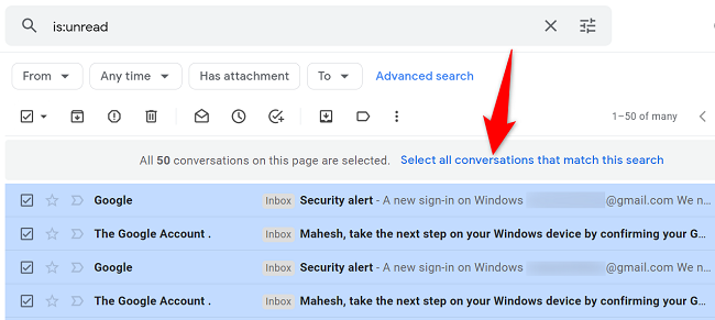How to Delete All Unread Emails in Gmail
