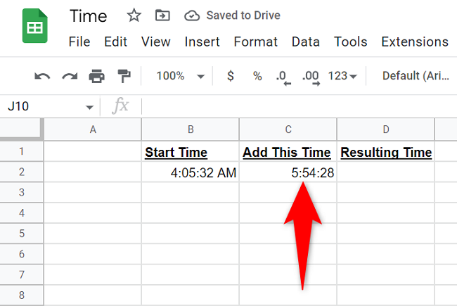 How to Add or Subtract Time in Google Sheets