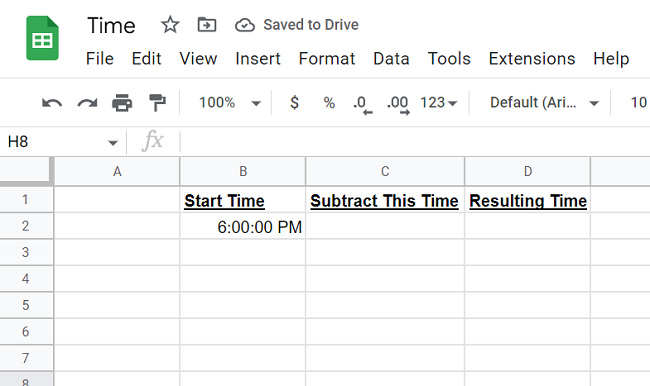 How to Add or Subtract Time in Google Sheets