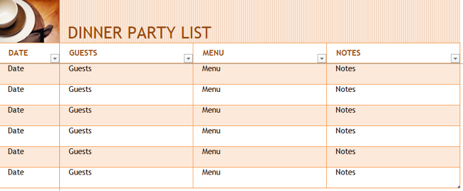 How to Use Microsoft Excel Templates for Event Planning