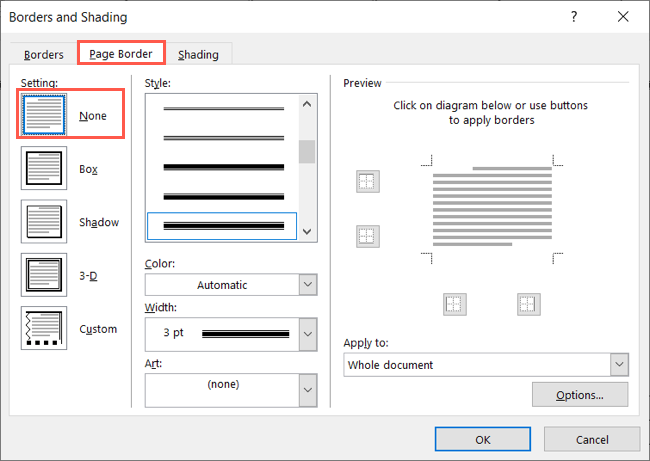 How to Remove Borders in Microsoft Word