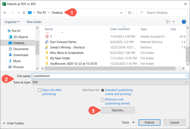 How to Export a Cell Range or Excel Workbook as a PDF