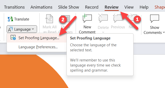 How to Change Language in Microsoft PowerPoint
