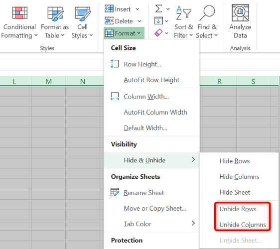 How to Unhide All Rows in Excel