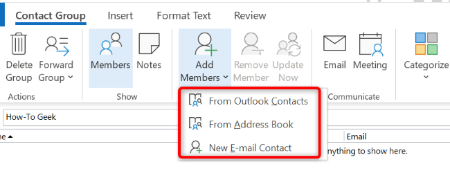 How to Create a Distribution List in Outlook