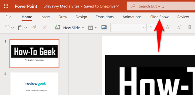 How to Start a PowerPoint Slideshow
