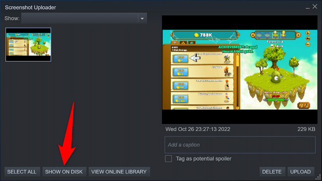 How to Take a Screenshot in Steam