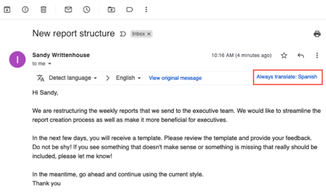 How to Translate Emails You Receive in Gmail