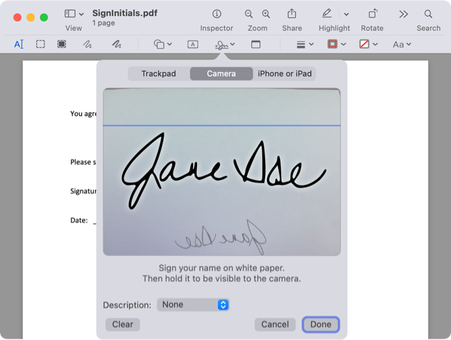 How to Sign Any Document on a Mac Using Preview