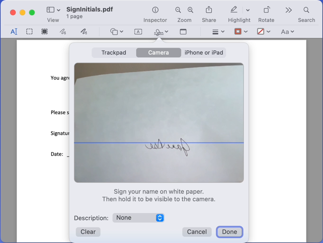 How to Sign Any Document on a Mac Using Preview