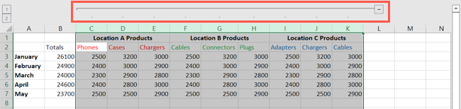 How to Group Columns in Microsoft Excel