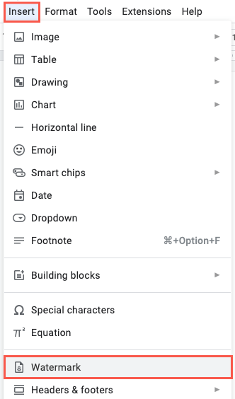 How to Add a Background Image in Google Docs
