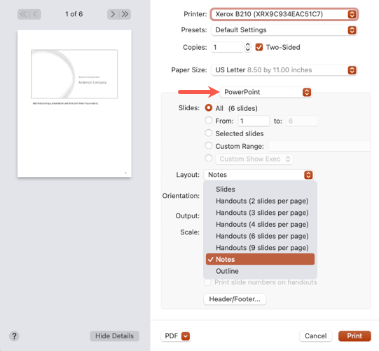 How to Print a PowerPoint with Notes