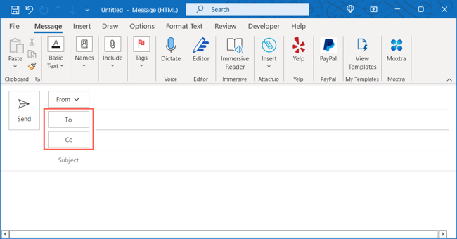 How to Add a BCC in Outlook Emails