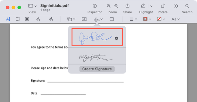 How to Sign Any Document on a Mac Using Preview