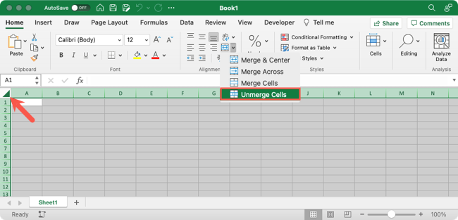 How to Find Merged Cells in Microsoft Excel