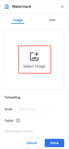 How to Add a Background Image in Google Docs