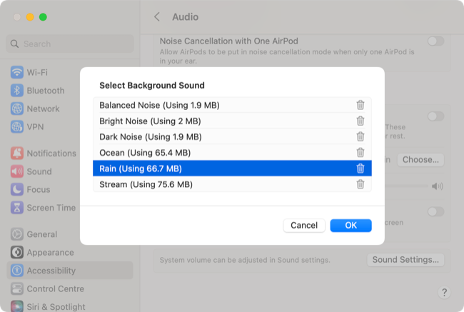 How (and Why) to Use Your Mac's Background Sounds Feature