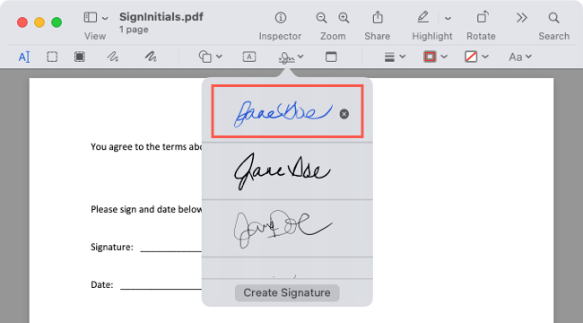 How to Sign Any Document on a Mac Using Preview