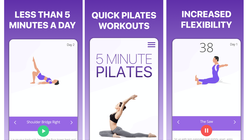 Get a Pilates Body With These Top-Rated Apps